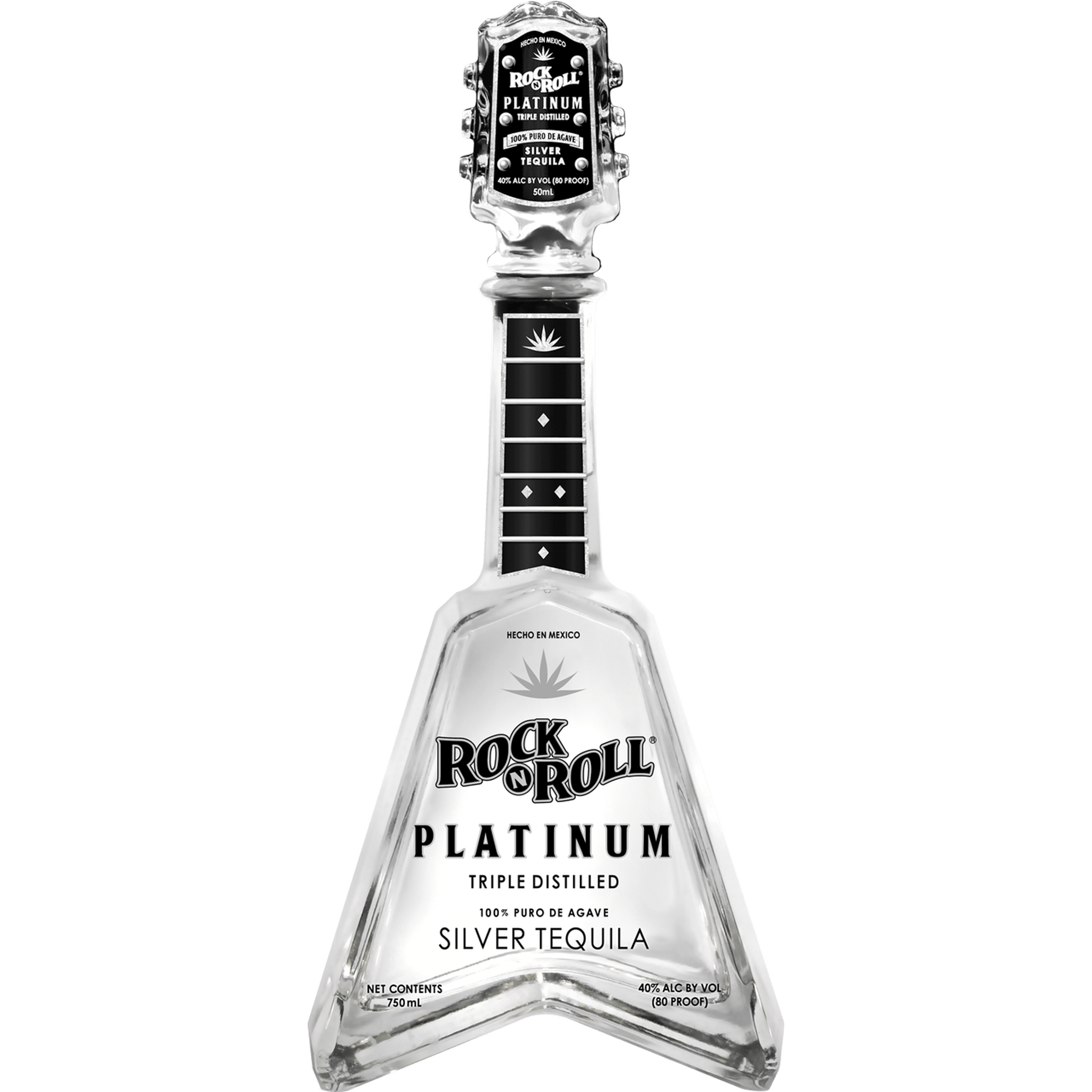 Rock N Roll Tequila Platinum Triple Distilled | LiquorOnBroadway ...